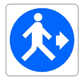 Obligatory Signs: ALLUMINIO OBBLIGO 270X270