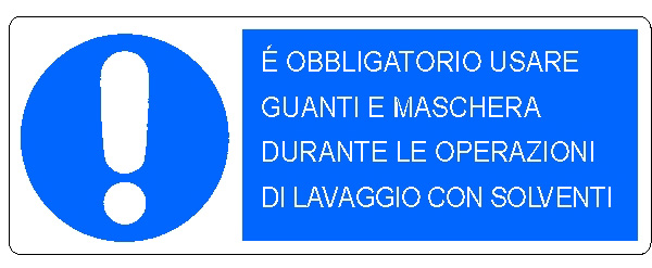 Obligatory Signs: ALLUMINIO OBBLIGO 500X700